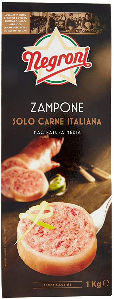 La Cuisine du Monde de J.E.: ZAMPONE E LENTICCHIE