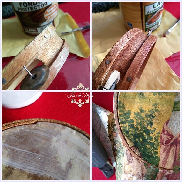 Flor de diy's: Pandereta decorada