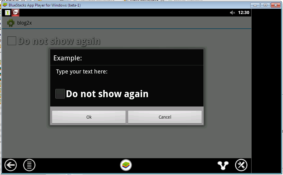 Make a don't show this message again on startup | Android Tutorials and ...