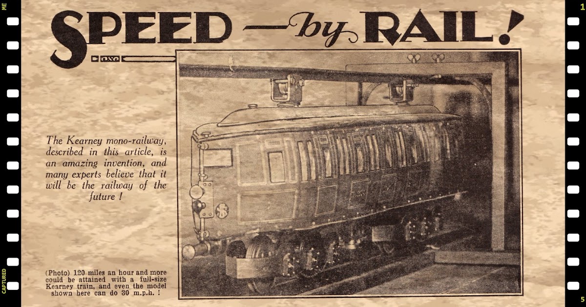 Speed by Rail 1930