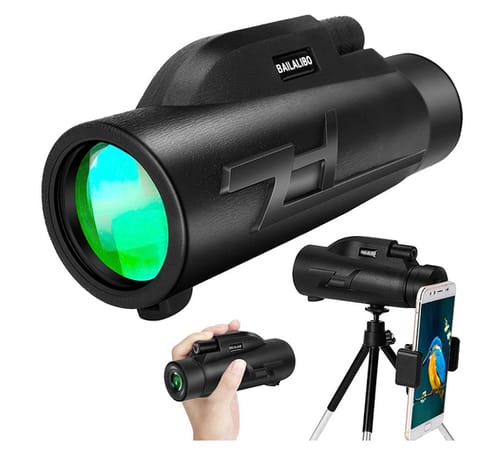 Review BAILALIBO HD BAK4 Prism Scope Waterproof Monocular