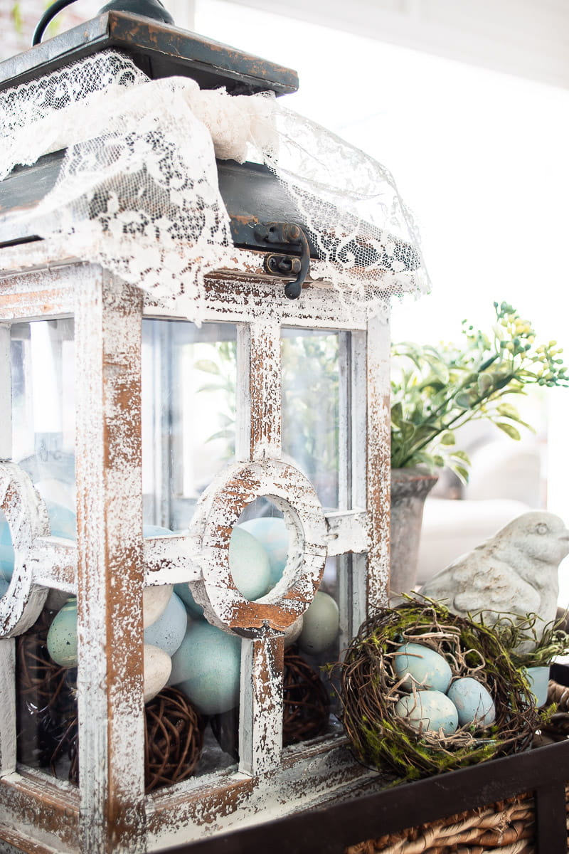 Sweet Spring Tray Vignette - DIY Beautify - Creating Beauty at Home