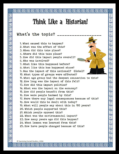 Ms Naz's Class: Historical Thinking