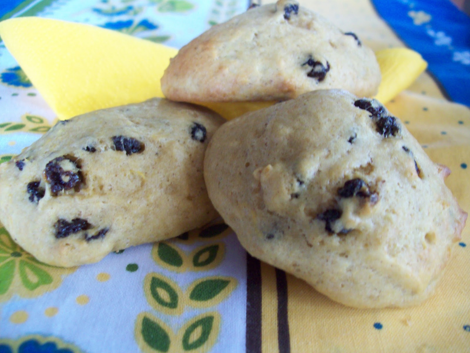 Biscuits aux raisins et à la purée de citrouille - Miam ! Des biscuits