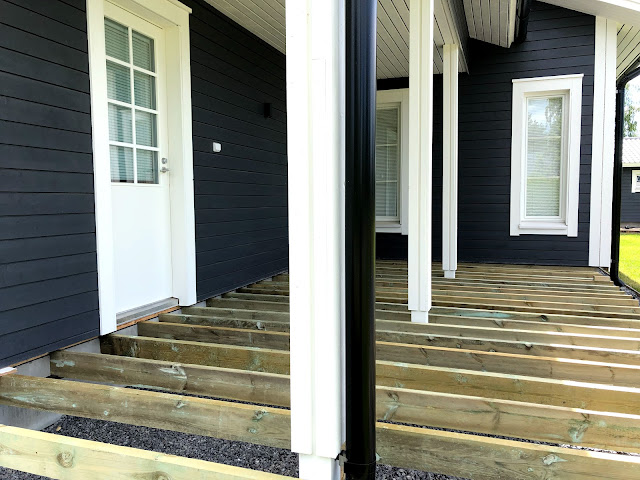 Uusi koti Unelmista toteutukseen: Terassin rakentaminen osa 2: rungon ...