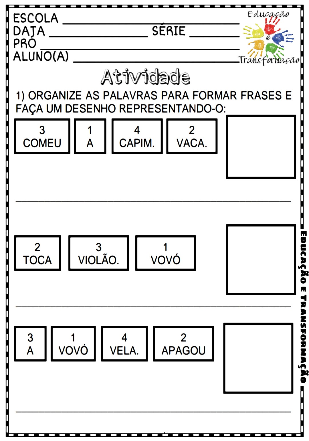 Frases Enigmáticas 1 Ano - FDPLEARN