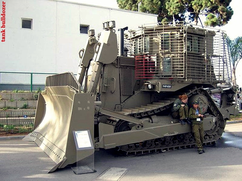 វិទ្យាសាស្រ្តយោធាកម្ពុជា: រថក្រោះធុន Tank Bulldozer- Armored bulldozer