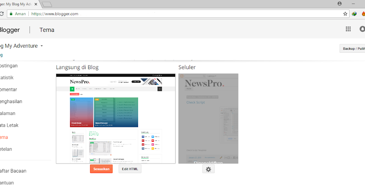 Cara Mudah Mengganti Tema (Template) Blog Dengan Baik dan Benar! - Zoro ...