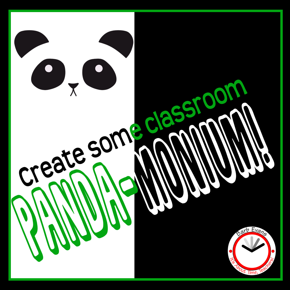 It's About Time, Teachers!: CREATE CLASSROOM PANDA-MONIUM! Panda Themed ...