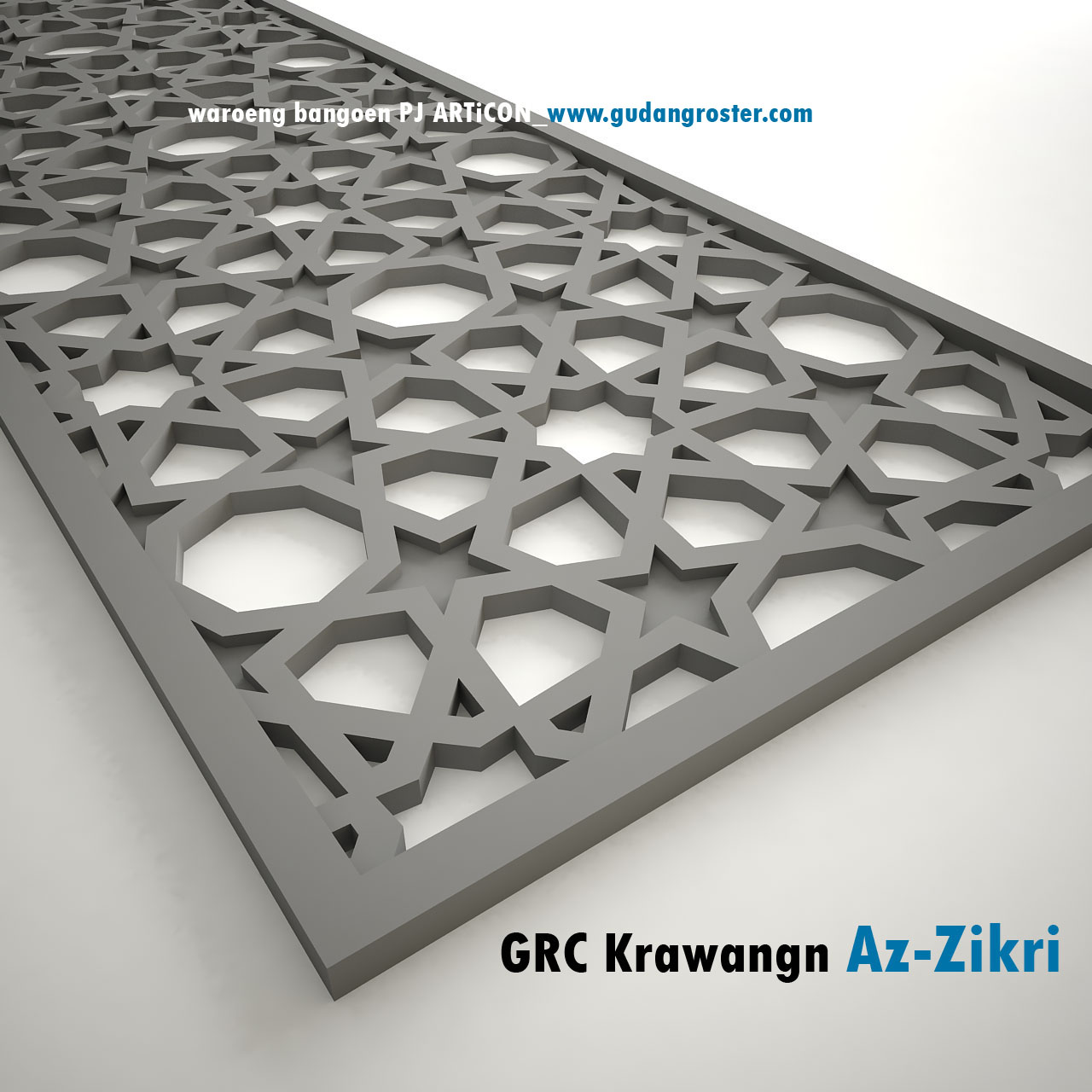 GRC ARTIKON: Alternatif Desain/Motif GRC Krawangan (Islamic Geometric ...