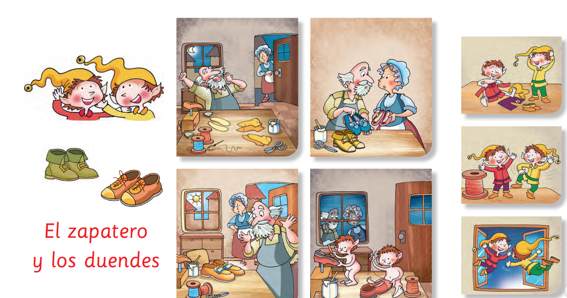 Interprete veneno contar hasta cuento de el zapatero y los duendes ...