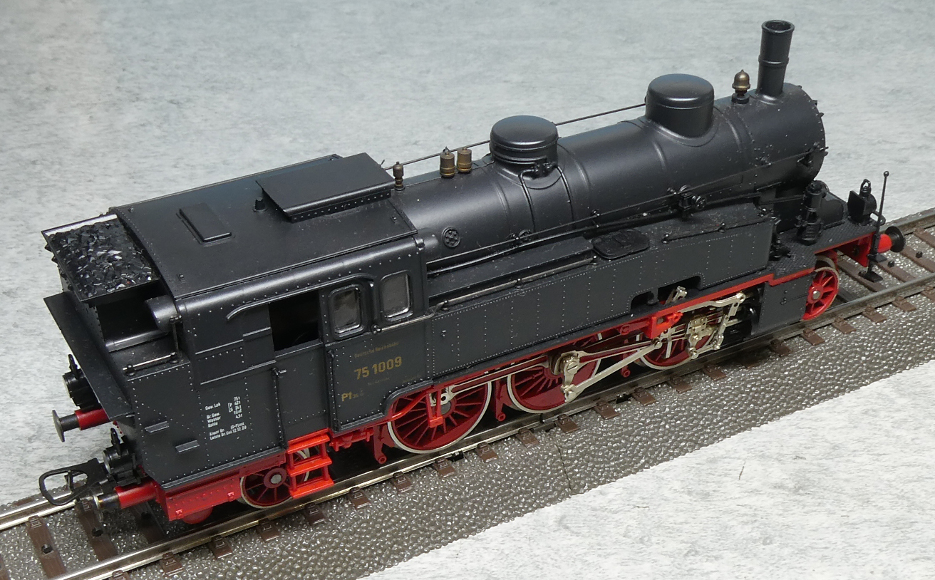 ドイツ国鉄 DRG BR 75.10 旅客用タンク式蒸気機関車 1009号機 (Liliput 75 01)