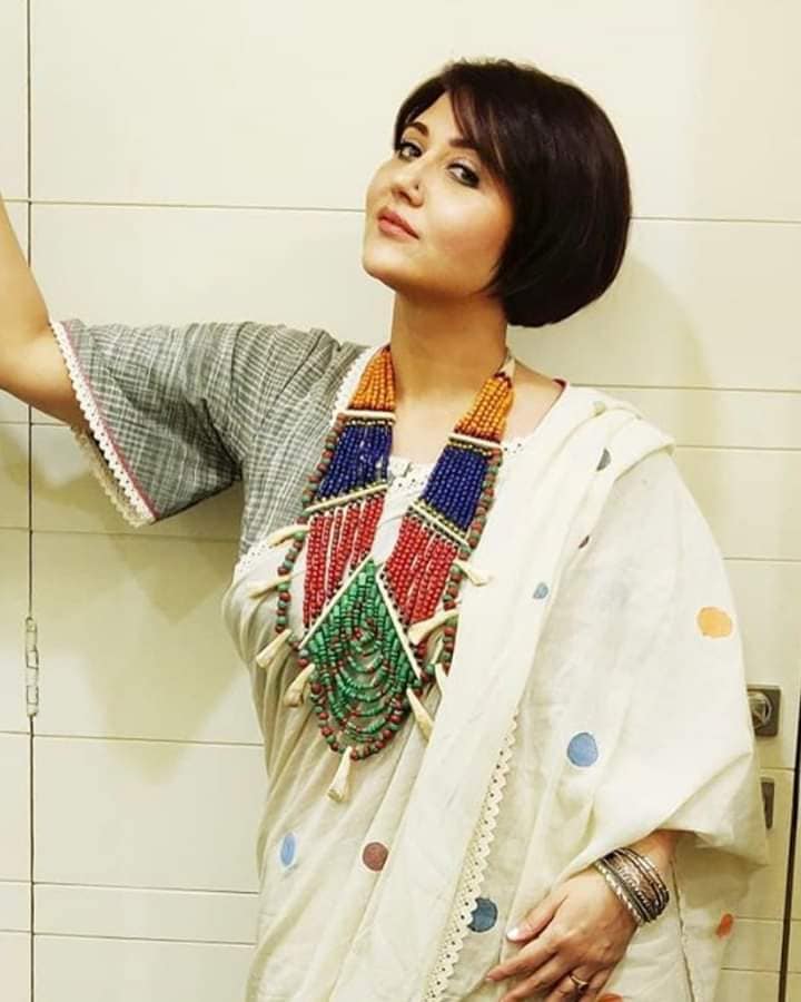 Bengali actress Swastika Mukherjee bob cut hair style - Village Barber ...
