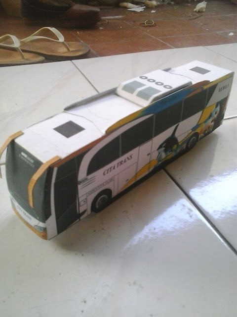 Papercraft Bus - Rumahbis