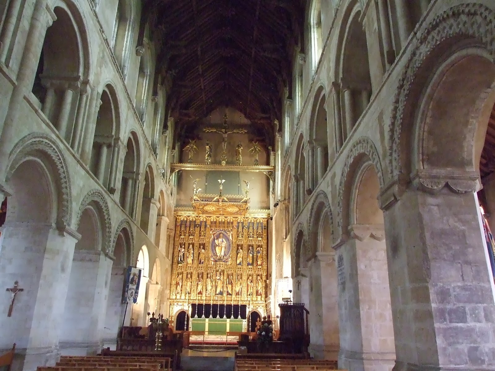 Victorian Churches: 165 - Sir Ninian Comper: Wymondham Abbey reredos ...