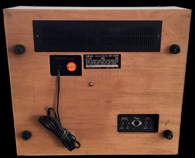 stereonomono - audio Hi Fi Compendium - 14 years on-line: Akai GX-230D reel-to-reel
