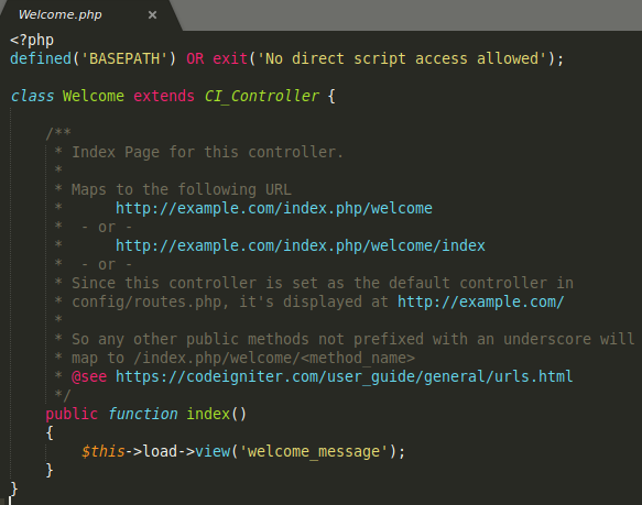 CodeIgniter : Controllers dan Fungsinya