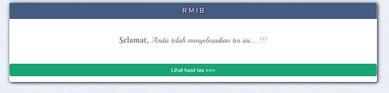 Tes RMIB Online