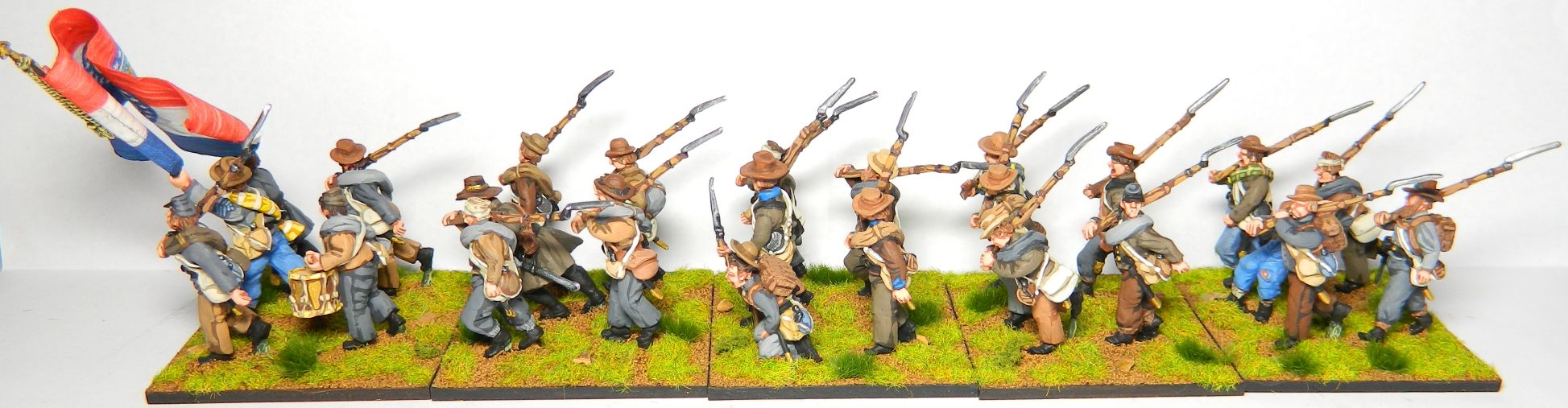 MacPhee's Miniature Men: More 40mm ACW Rebel Infantry