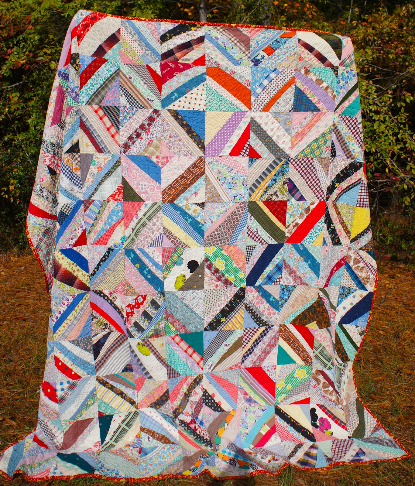 Sewing Over Pins: Alice's String Quilt