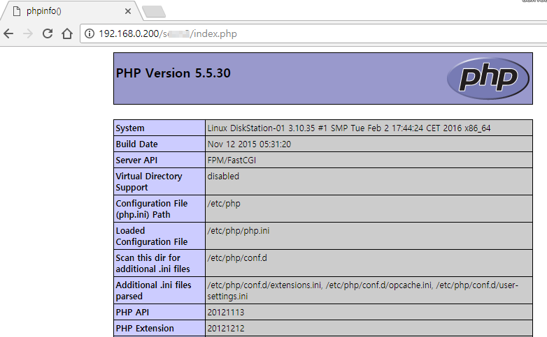 Sonman S It Bbs Php 시놀러지 나스에 웹디렉토리를 추가했더니 No Input File Specified 가 발생한다