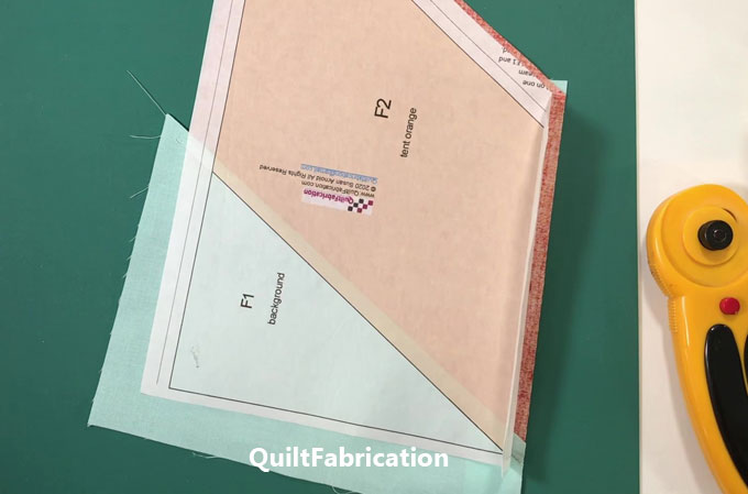 Freezer Paper Piecing The Great Outdoors Tent