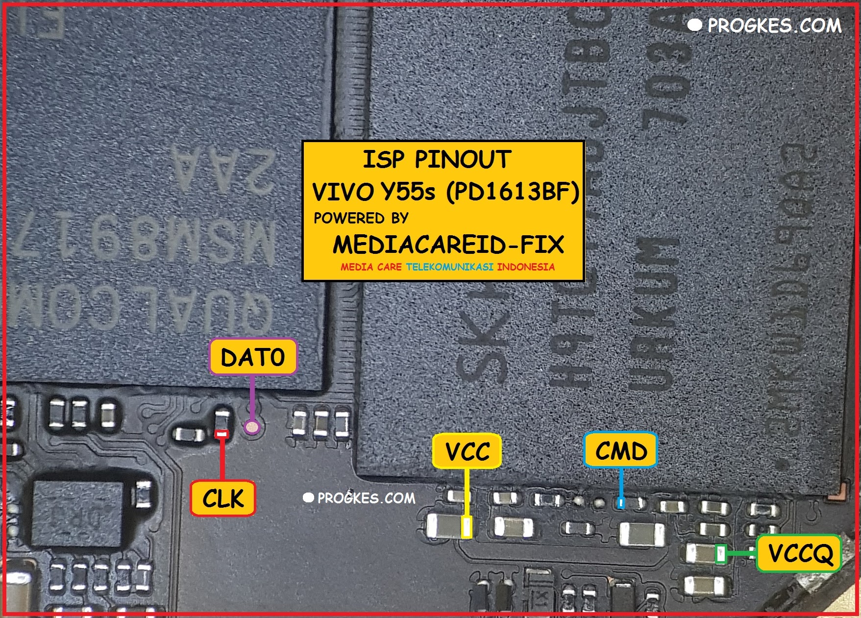 MEDIA CARE TELEKOMUNIKASI INDONESIA: ISP PINOUT VIVO Y55s (PD1613BF)