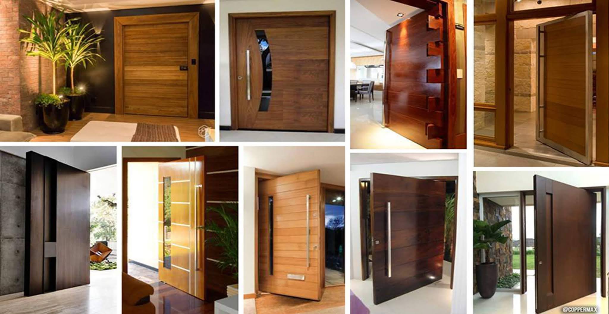 Top 35 conception de porte principale en bois modernes et belles