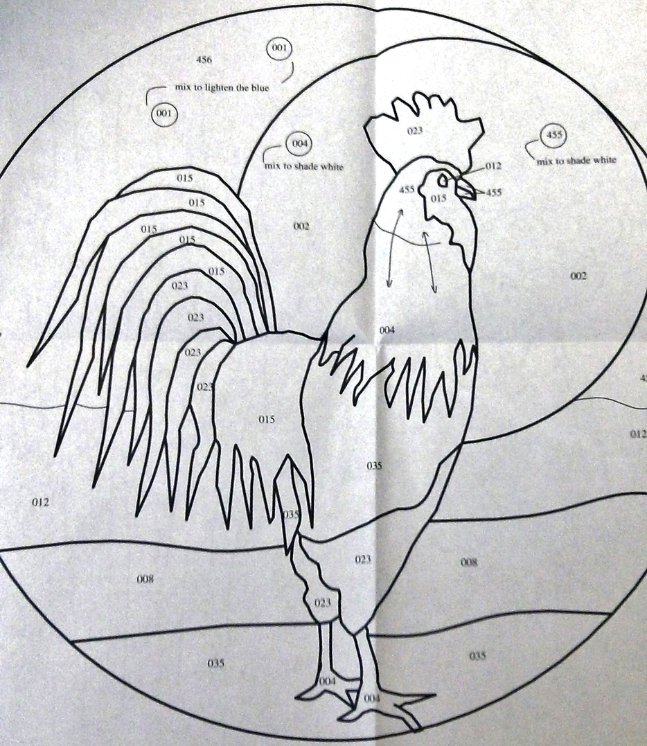 Gallery Glass Class: Help me find the Gallery Glass Rooster pattern!