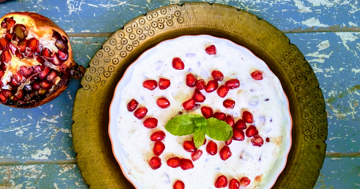 Pomegranate Raita | Anar Ka Raita