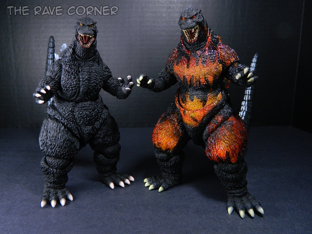 The Rave Corner: S.H. MonsterArts Godzilla 1995 (Burning Godzilla ...