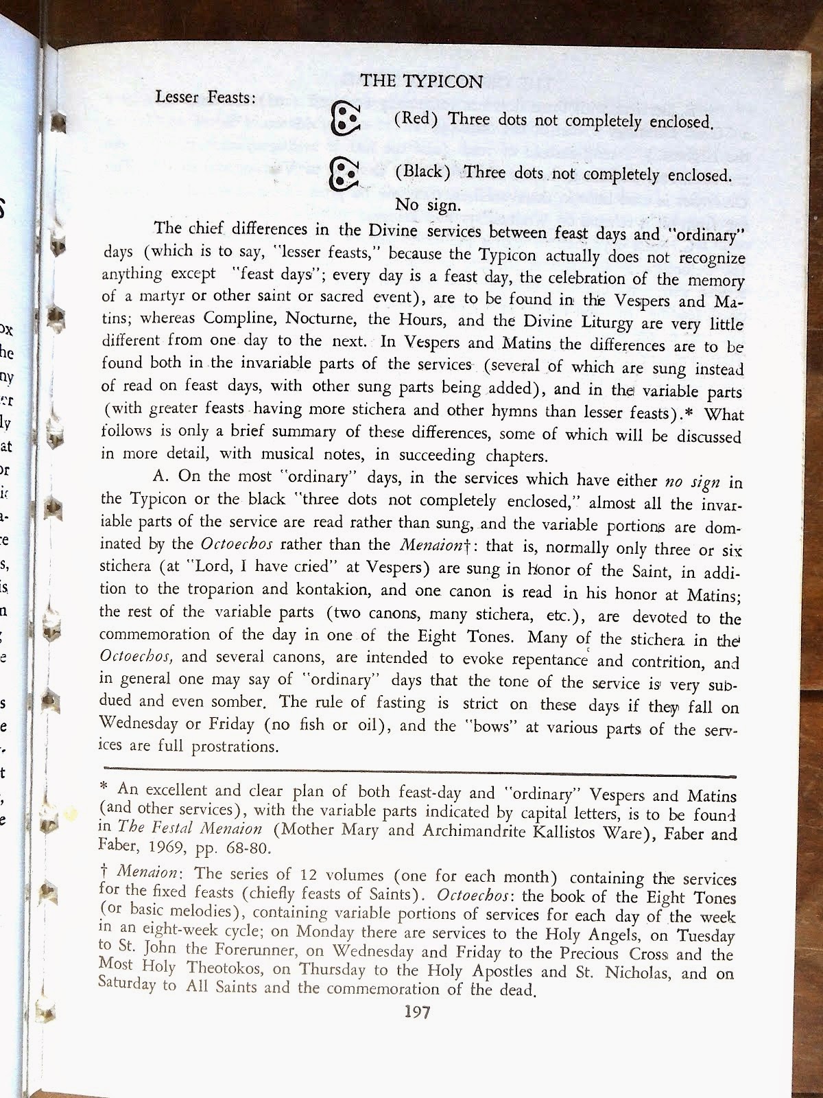 Significance of the Typicon: #58 – Chapter Five; Feast Days and ...