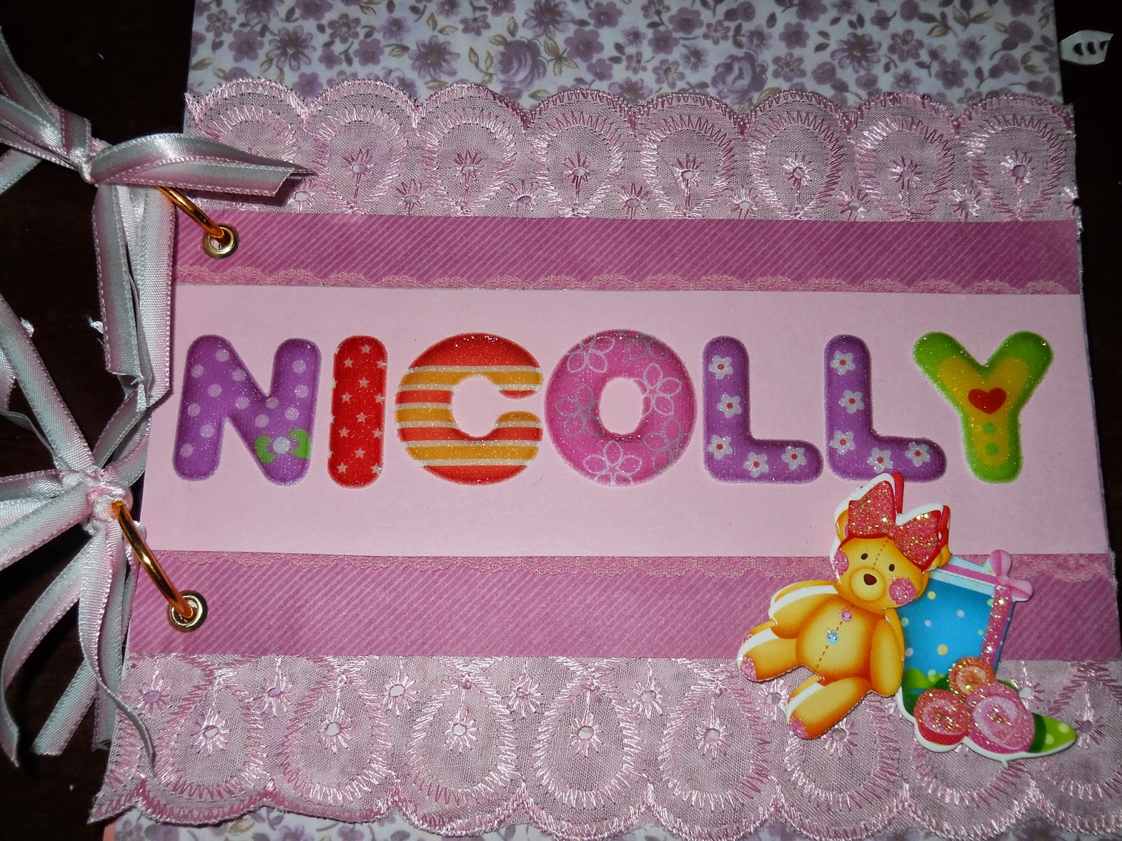 blog da neri: Álbum de Bebê Nicolly
