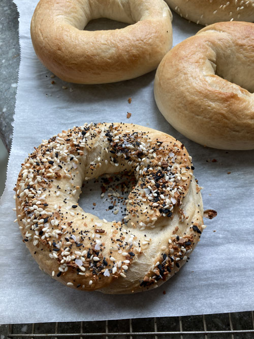 Food Pusher: Bagels