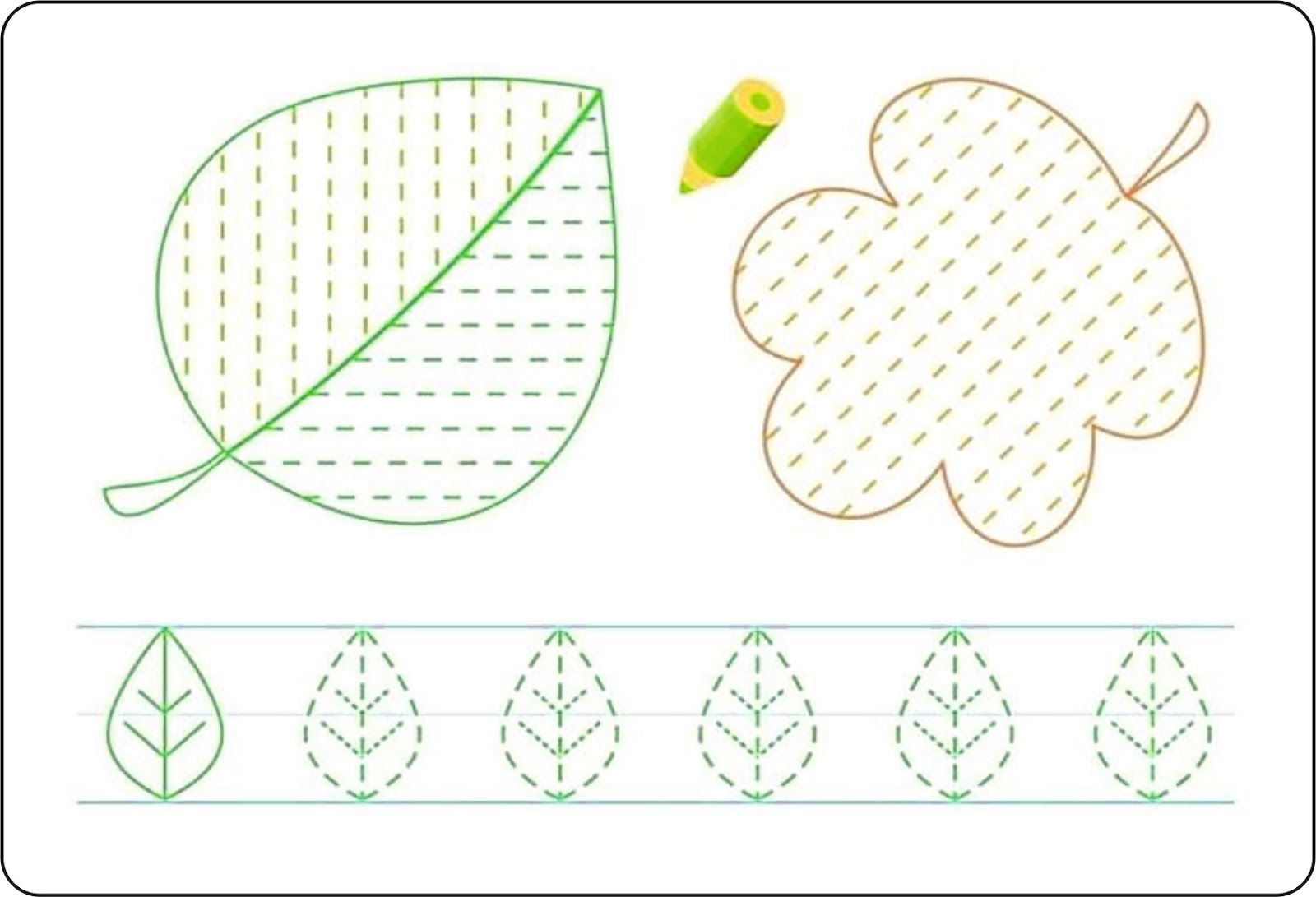 Material Educativo: Ejercicios de motricidad fina, reforzamos los trazos.