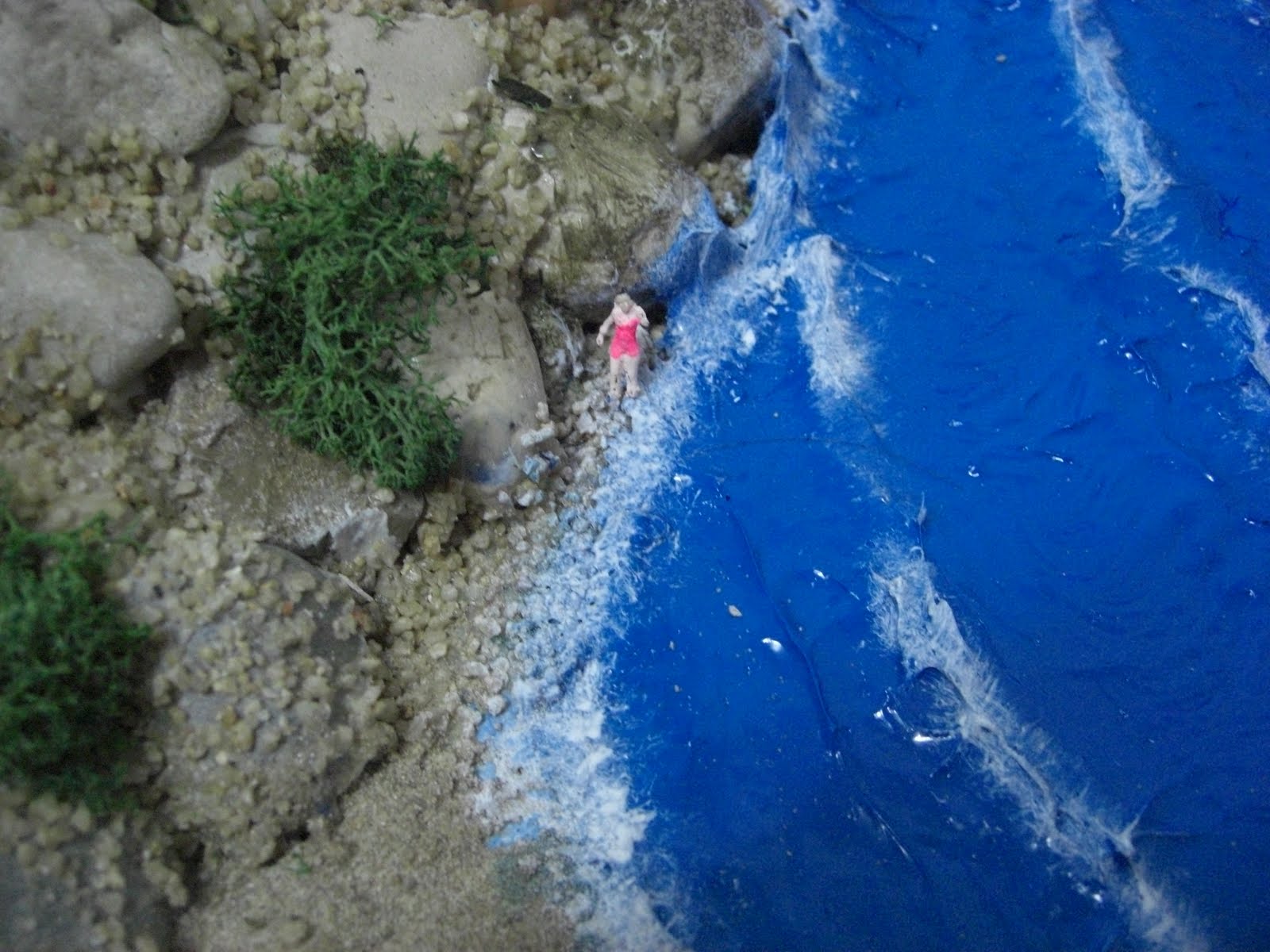 LA MAQUETA DE "SPONSH" escala (H0) v.4.0: PLAYA.... Y OLEAJE...