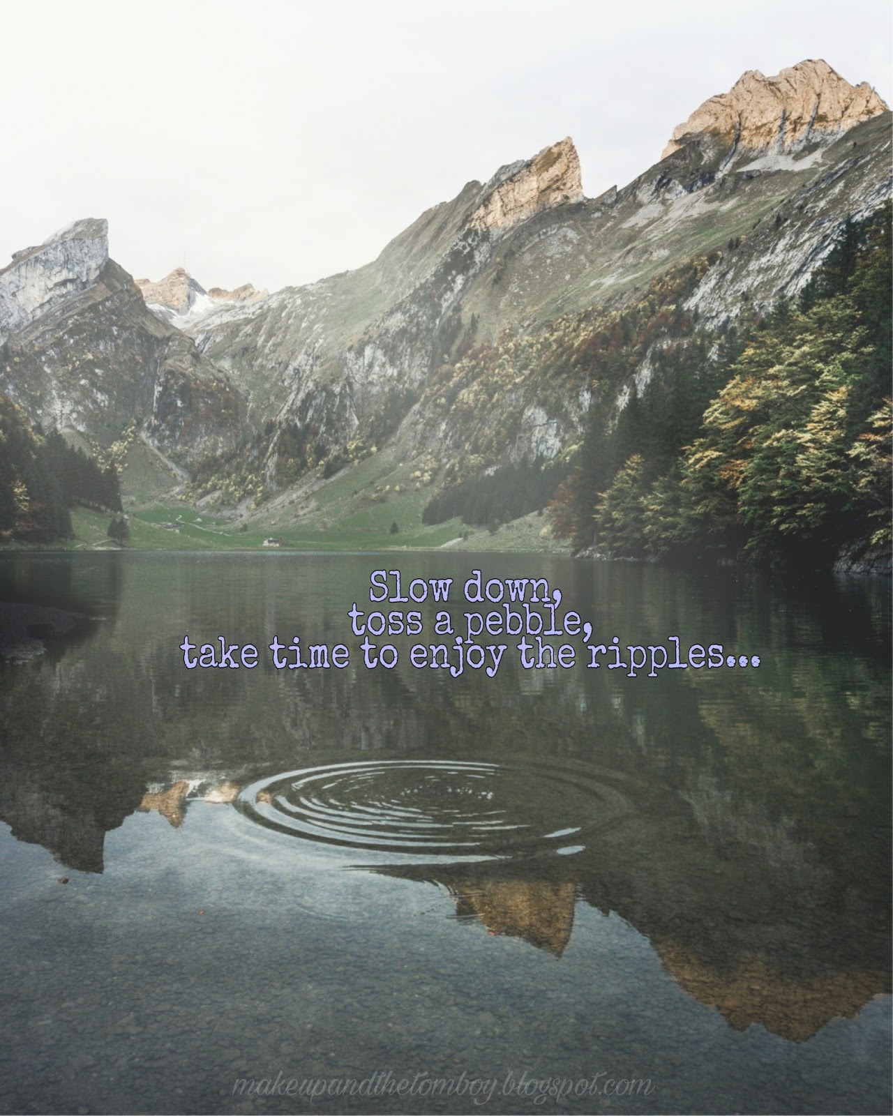 Take some time, life quote