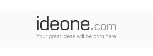 Ideone ~ Centro de Herramientas y Recursos para el Aprendizaje