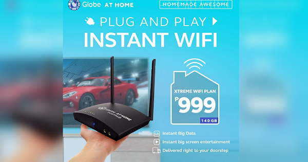 Globe at Home offers Xtreme WiFi Plan 999: Their Most Affordable Home ...