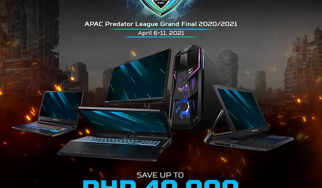 Get up to PHP 40,000 OFF on Predator Gaming laptop, Desktop and Monitor ...