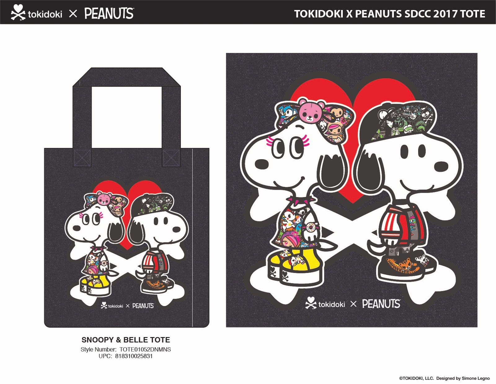 Don't Miss High Fashion Snoopy and Tokidoki at Comic Con 2017 #SDCC #SDCC17