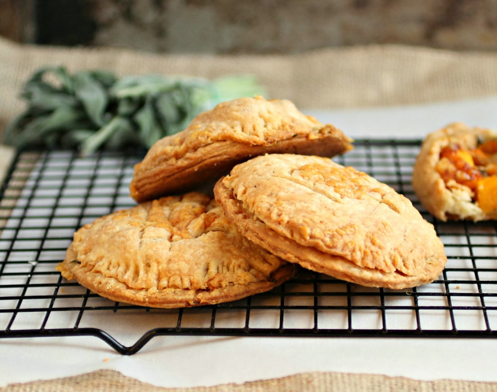 Hungry Couple: Sage and Butternut Squash Pithiviers (Savory Hand Pies)