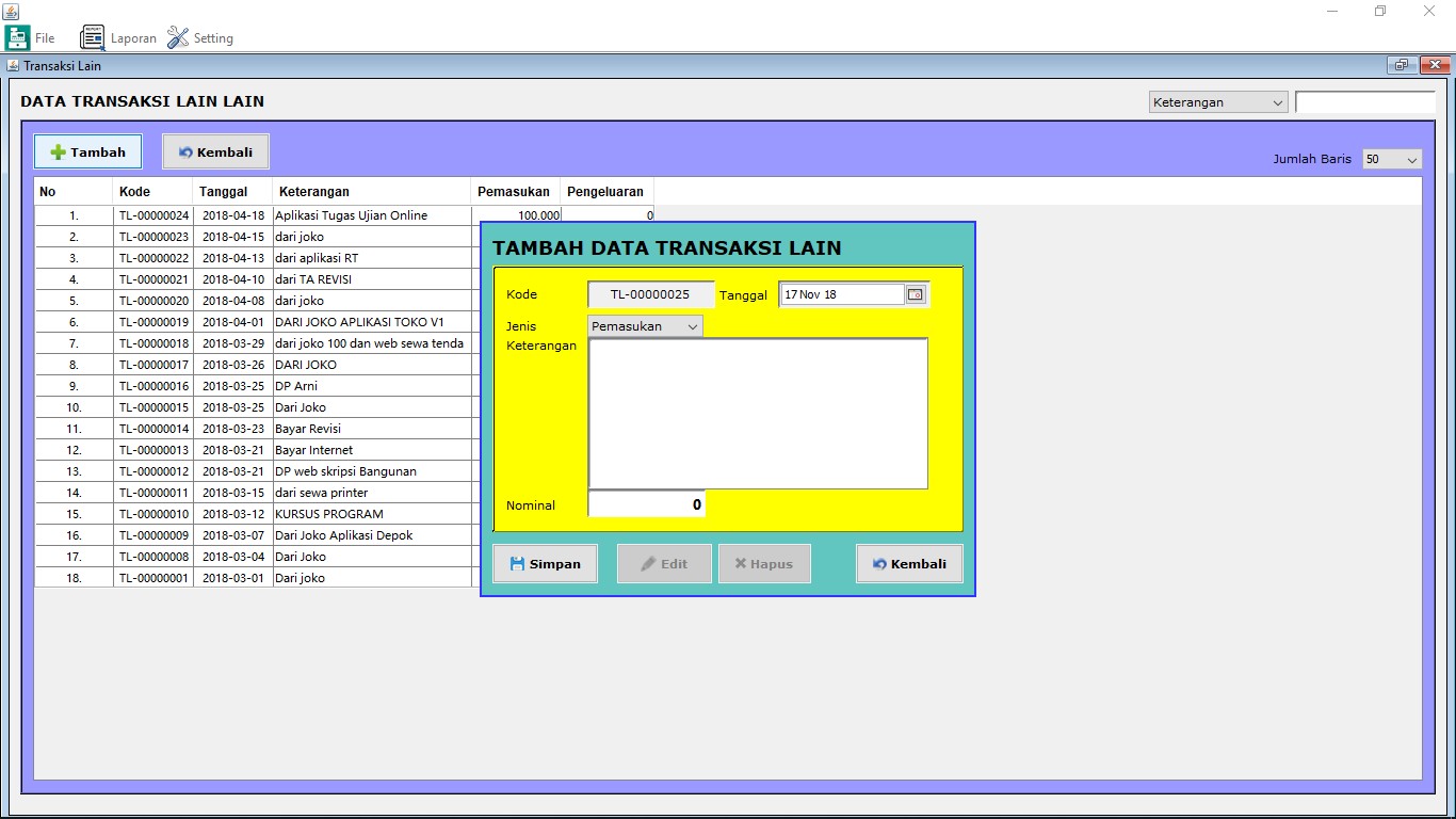 Jasa Pembuatan Aplikasi, Software, Program dan Website: Aplikasi ...