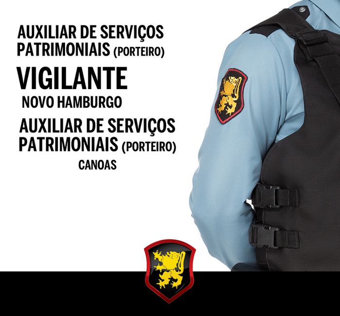 Rudder contrata Vigilante e Porteiro em Canoas e Novo Hamburgo.