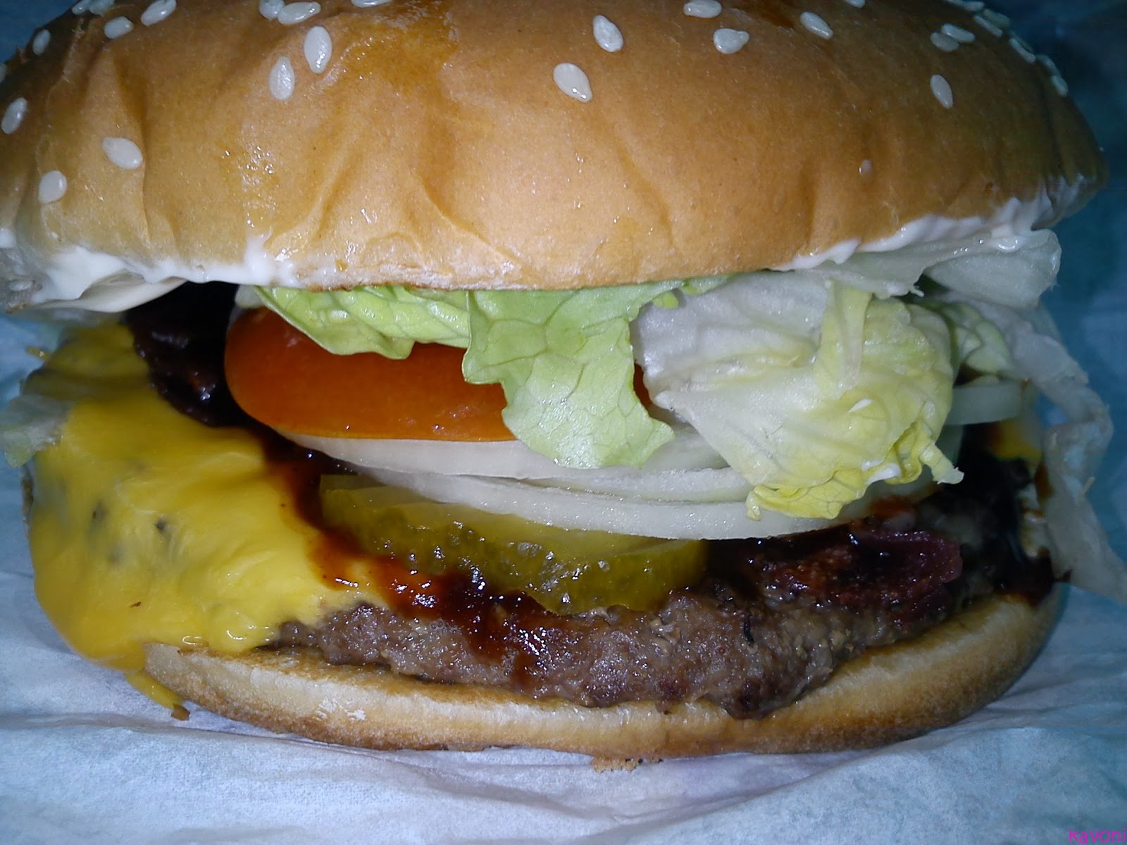 kavoniho žrádlo: Whopper BBQ, Burger King