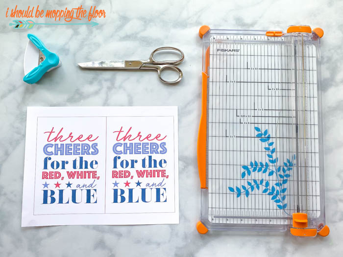 Three Cheers for the Red, White, and Blue Printables | i should be ...