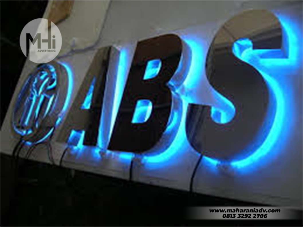 Pembuatan Huruf Timbul Stainless Kualitas Terbaik - Malang Jawa Timur