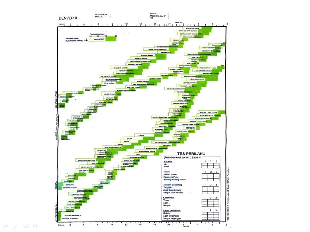 Power point KU: Penilaian Perkembangan Anak dengan DDST (Denver ...