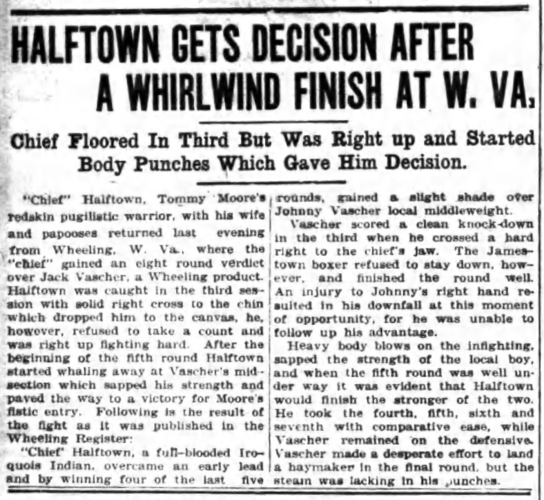 Philly & Stuff: The Two Chief Halftowns - Boxer and Philly Media ...