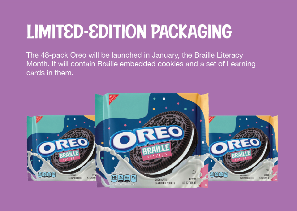 Creative Spec Ad Features Braille Cookies by Miami Ad School Students